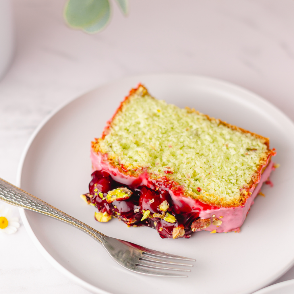 Pistachio Cherry Loaf – Sugar Baked